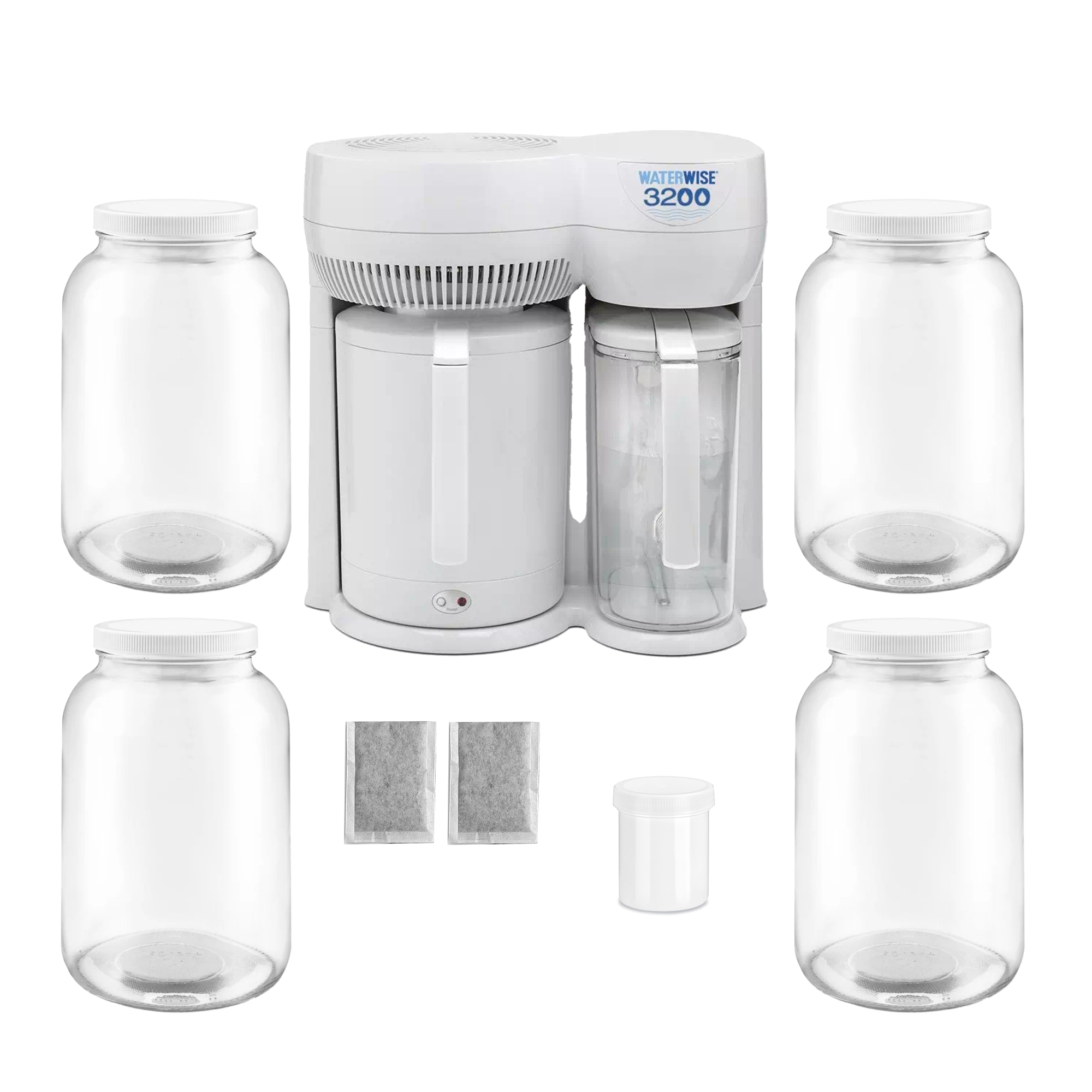 Waterwise 3200 Classic Countertop (CT) Home Water Distiller Bundle ...