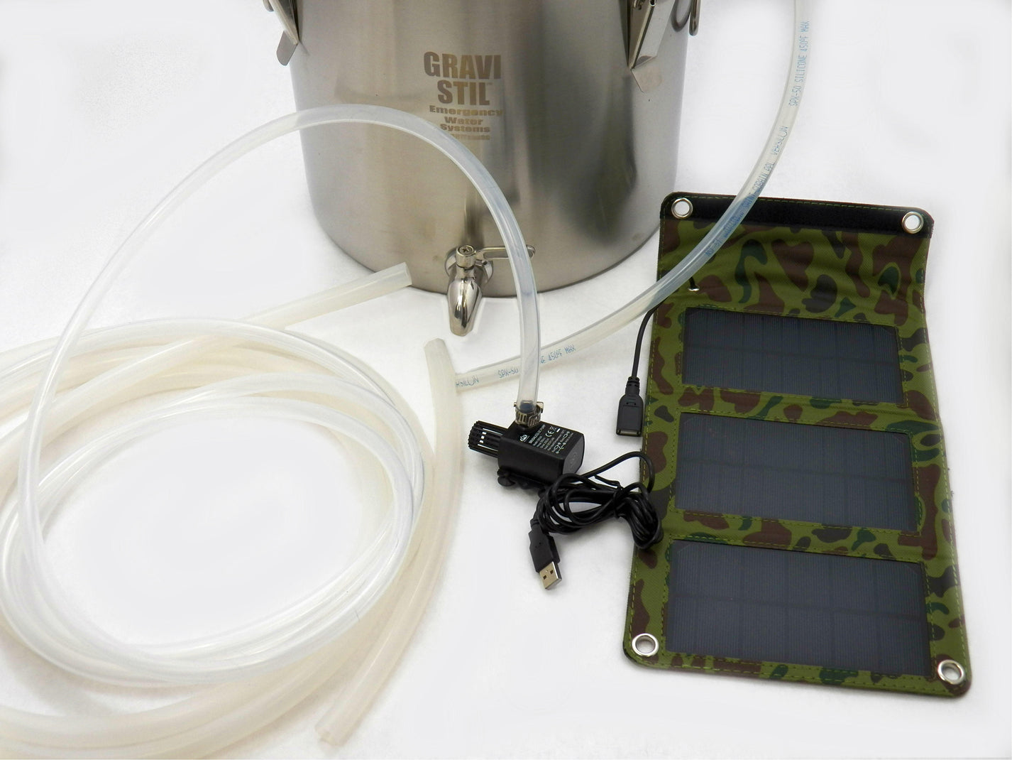 Enhanced Solar Powered Emergency Survival Water Distiller Multi-Purpos ...